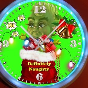 unkno | Wall Decor | Grinch Crazy Baby Clock | Poshmark